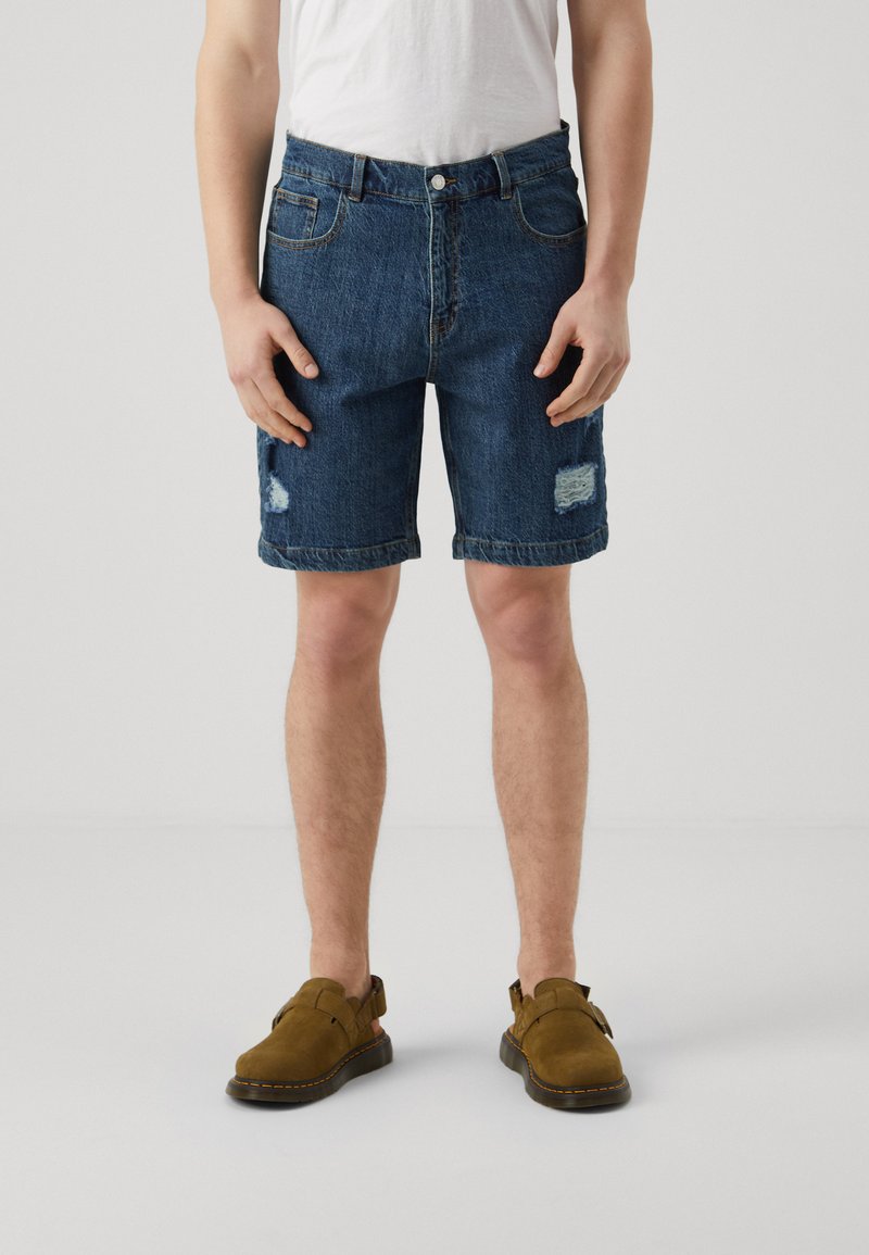 Denim Project Shorts vaqueros - dark blue/azul oscuro - Zalando.es