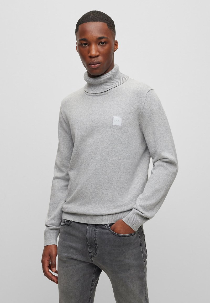 BOSS AKIRO - Pullover - open grey/gris - ZALANDO.FR