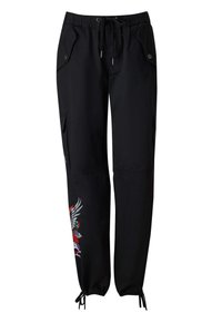 Ed Hardy BRAVE HEART - Reisitaskuhousut - black/musta - Zalando.fi