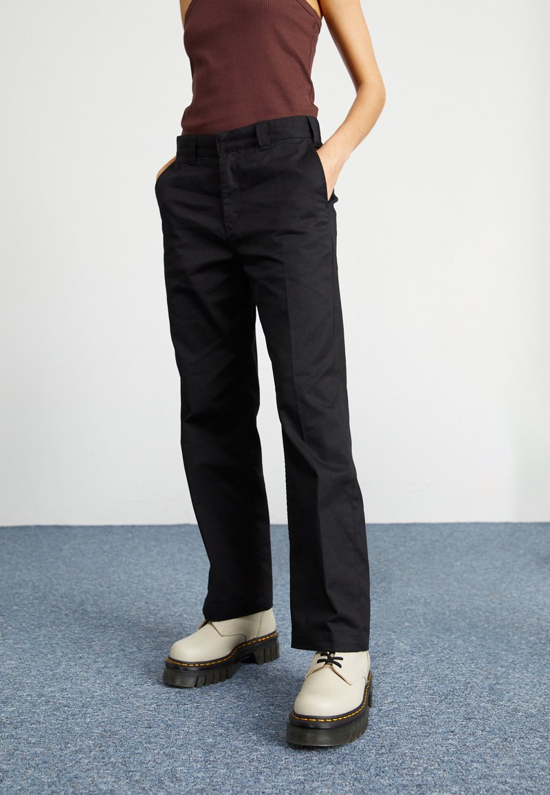 Obey Clothing ONE TWO - Stoffhose - black/schwarz - Zalando.ch