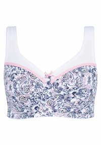 Ulla Popken Light support sports bra - white - Zalando