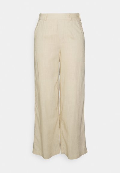 Object Petite OBJLISA MW NOOS - Stoffhose - sandshell/beige - Zalando.ch