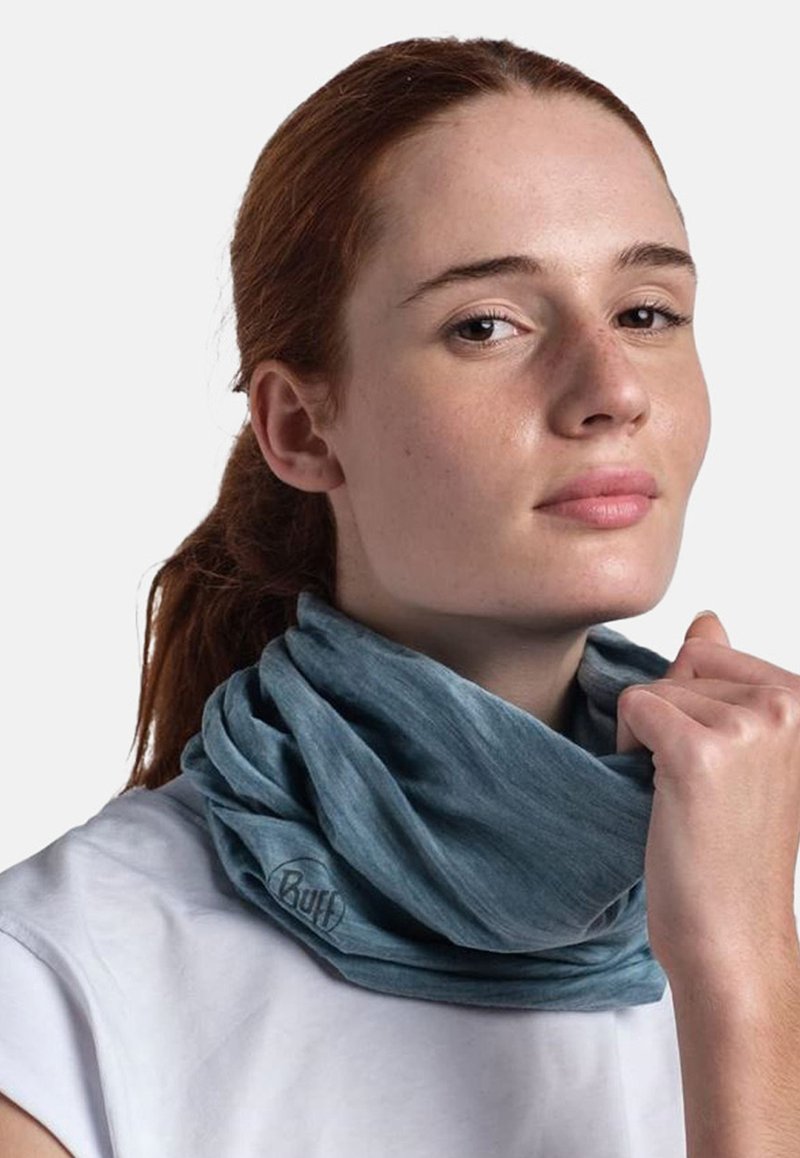 Buff LW MERINO SOLID MUSTARD - Schal - blue solid pool/blau - Zalando.de