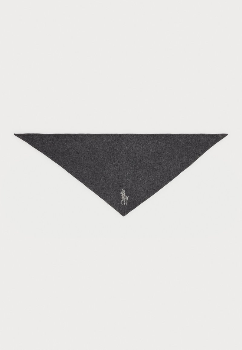 Polo Ralph Lauren BIG PONY WOOL TRIANGLE WRAP SCARF - Sciarpa - grey ...