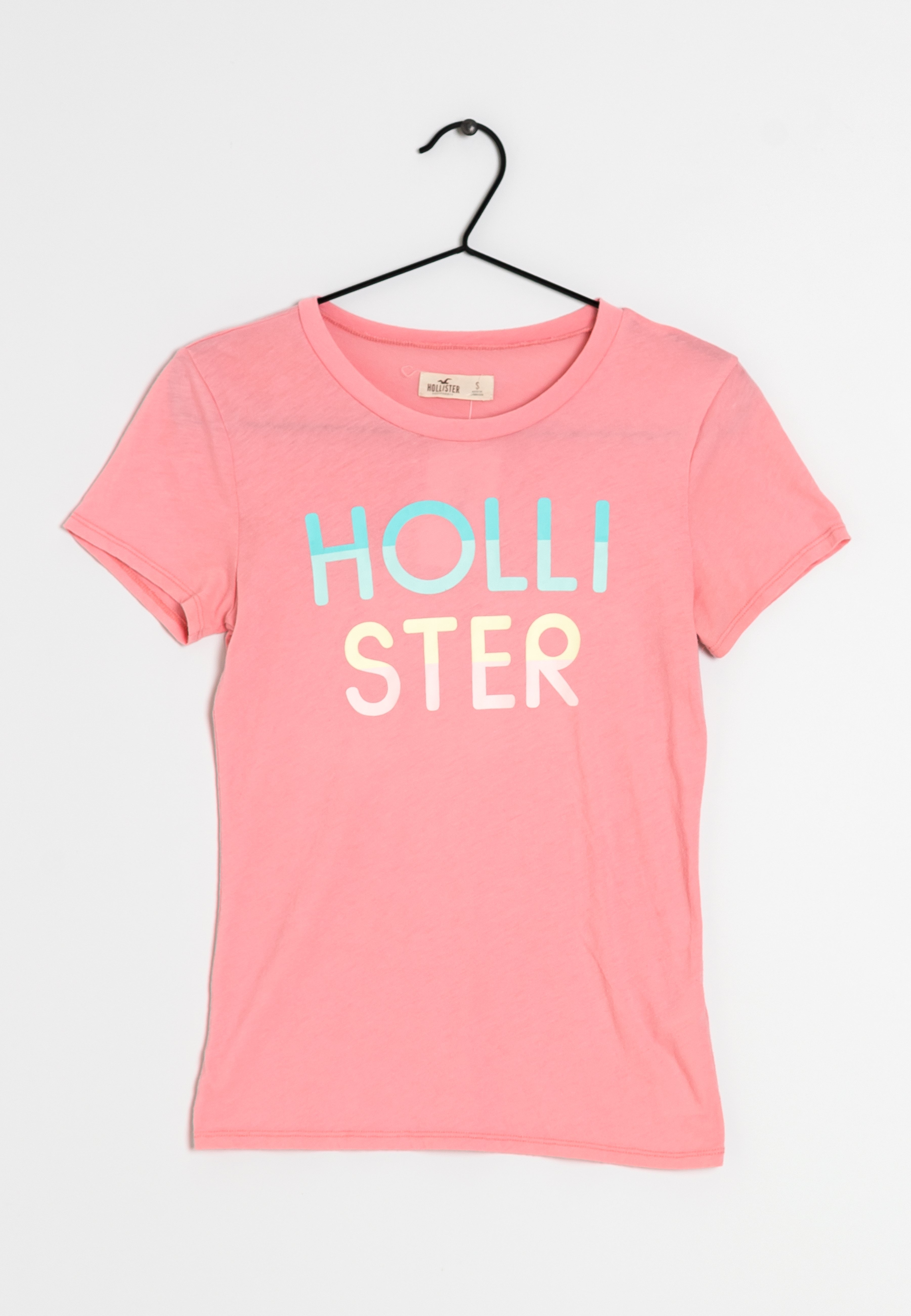 Hollister Co. Print T shirt pink Pre owned Zalando