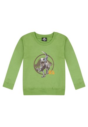 Scalpers SKULL INTARSIA TRICOT UNISEX - Strickpullover - green/grün ...