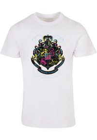 ABSOLUTE CULT HARRY POTTER - NEON HOGWARTS CREST - Print T-shirt ...