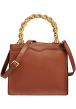 Guess AIDA SMALL SATCHEL - Handtas - beige - Zalando.nl