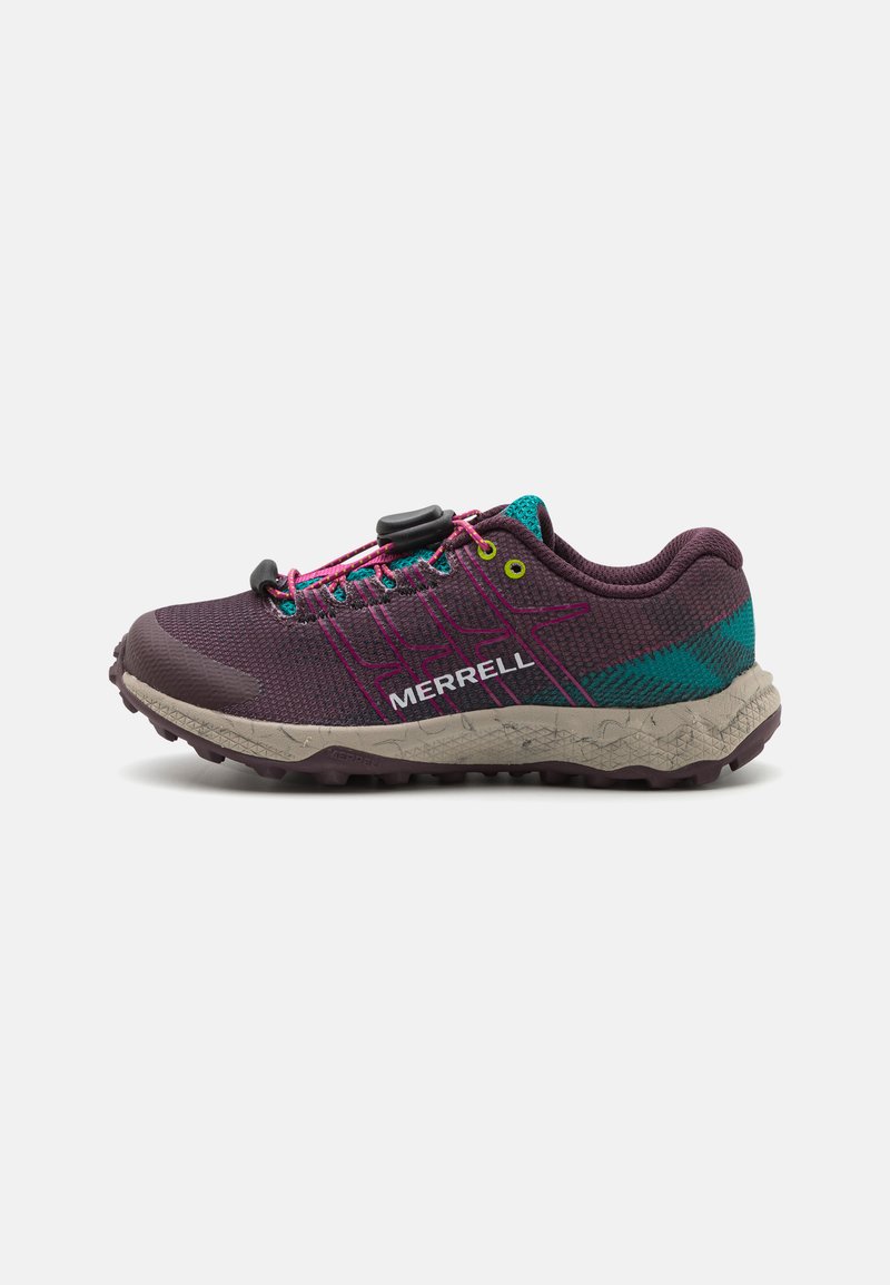 Merrell MOAB FLIGHT LOW POSEIDON - Hiking shoes - burgundy/dark red ...