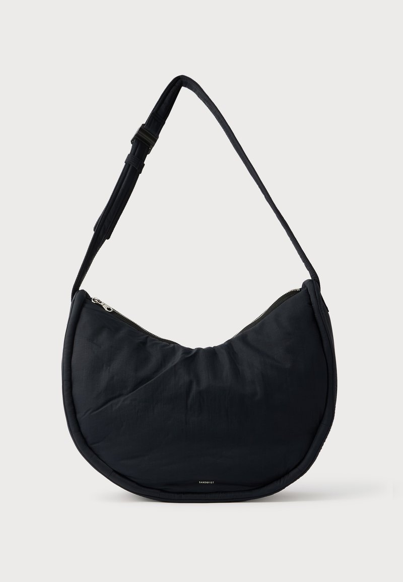 Sandqvist CURVE HALFMOON BAG UNISEX - Handbag - black - Zalando.co.uk