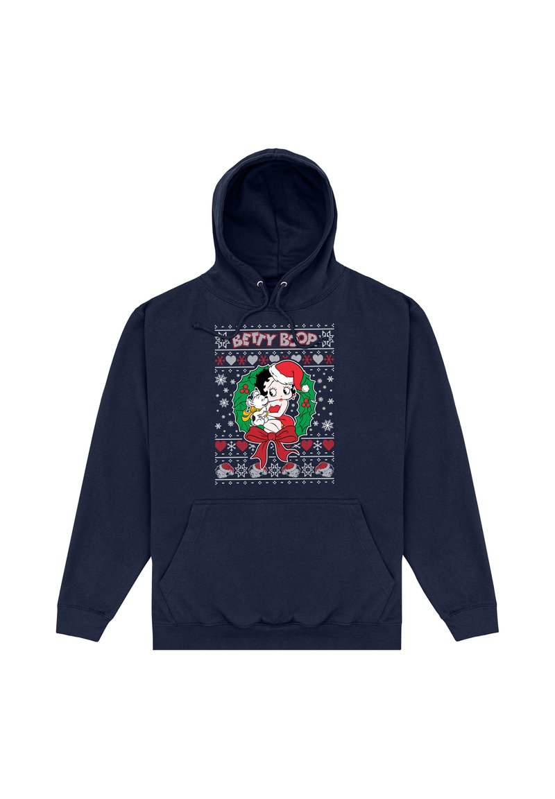 Henry Tiger BETTY BOOP CHRISTMAS WITH PUDGY - Hoodie - oxford navy/dark ...