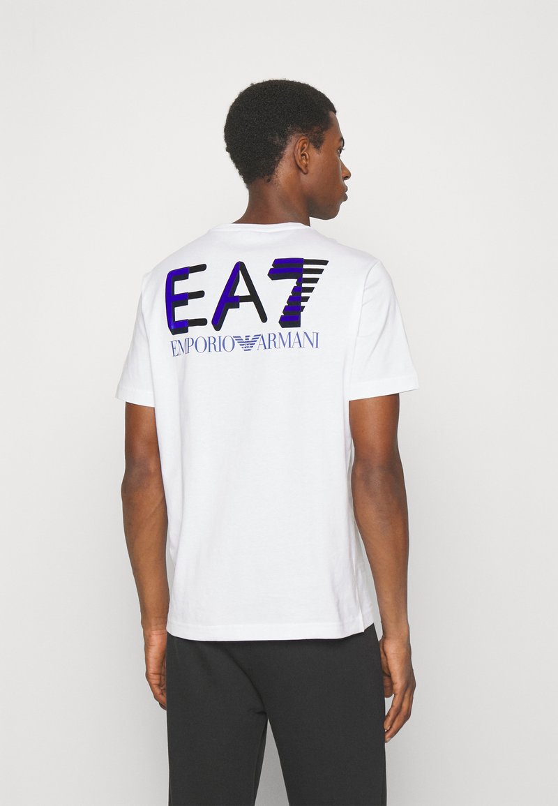 EA7 Emporio Armani T-shirt print - bianco/wit - Zalando.nl