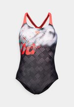 Arena SPLASH POINT SWIM PRO BACK - Fürdőruha - black/red/fekete ...