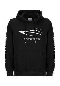 Edoardo Caravella SHANE CASUAL TRENDY - Kapuzenpullover - black/schwarz ...