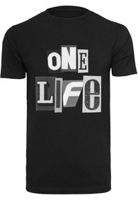 Mister Tee ONE LIFE - T-Shirt print - black/schwarz - Zalando.de