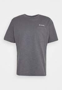 Columbia BREAK IT DOWN™ TEE - T-Shirt basic - shark/schwarz - Zalando.ch