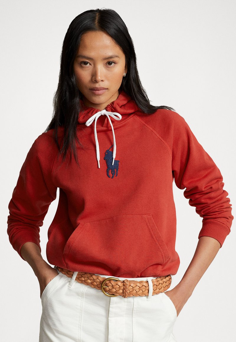 Polo Ralph Lauren LONG SLEEVE - Sweatshirt - faded red/rot - Zalando.ch