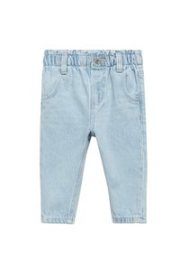 Mango Kids PAPERBAG - Jean droit - light blue/bleu clair - ZALANDO.FR