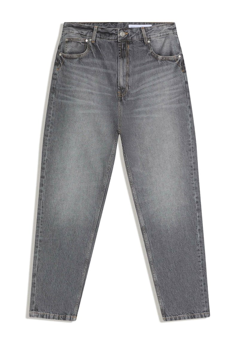 Bershka LOOSE - Relaxed fit jeans - mottled dark grey - Zalando.ie