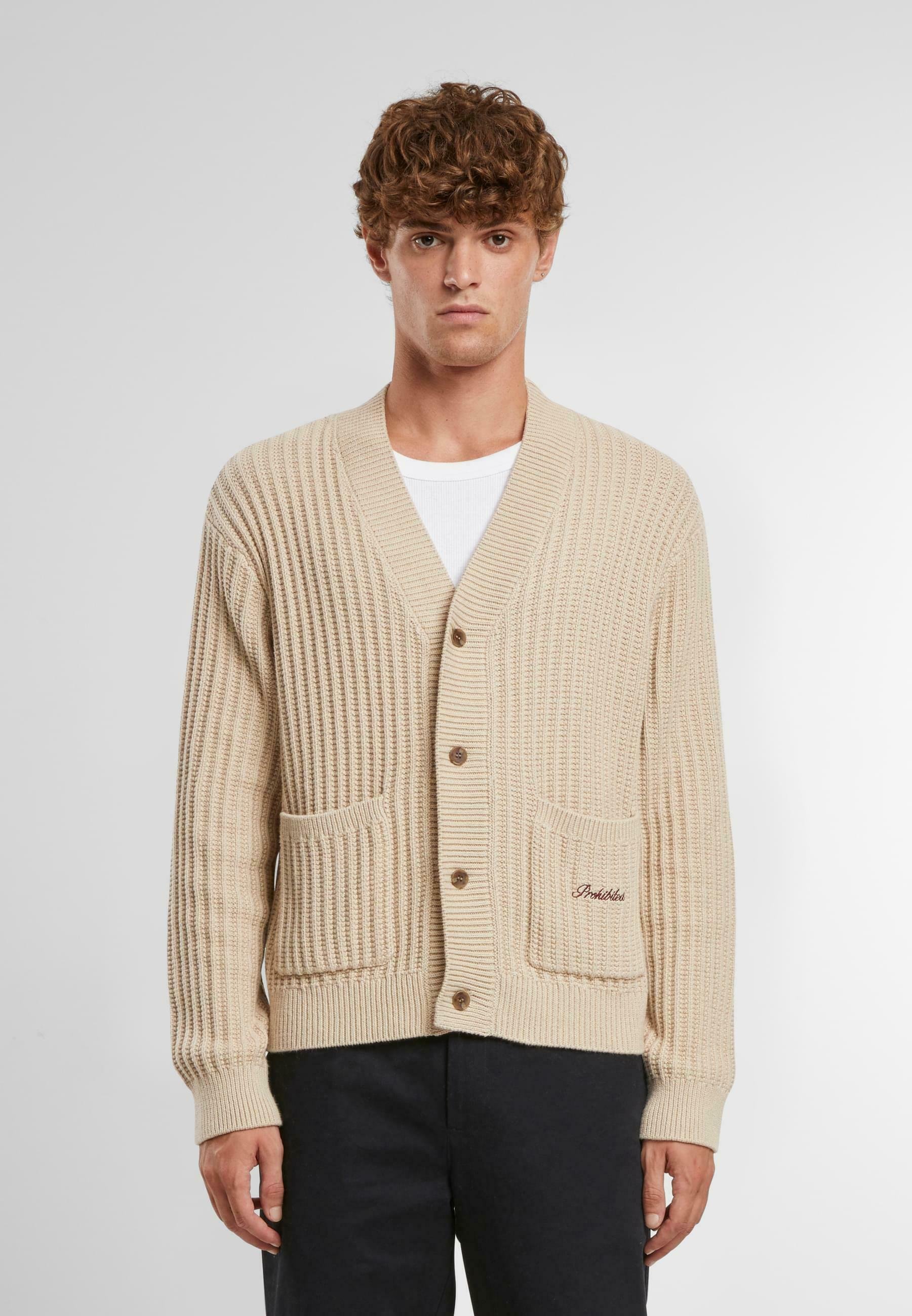 PROHIBITED Cardigan cream beige Zalando.ie