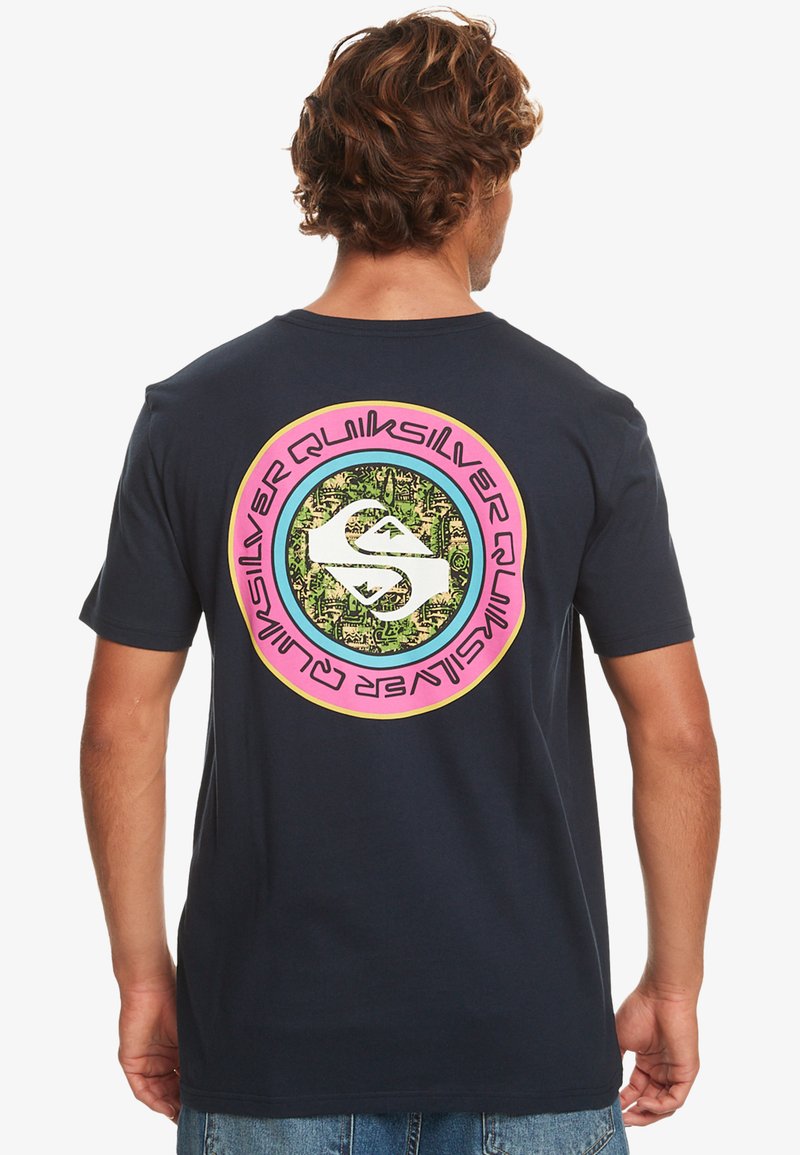 Quiksilver OMNI CIRCLE - T-Shirt print - blue/blau - Zalando.ch