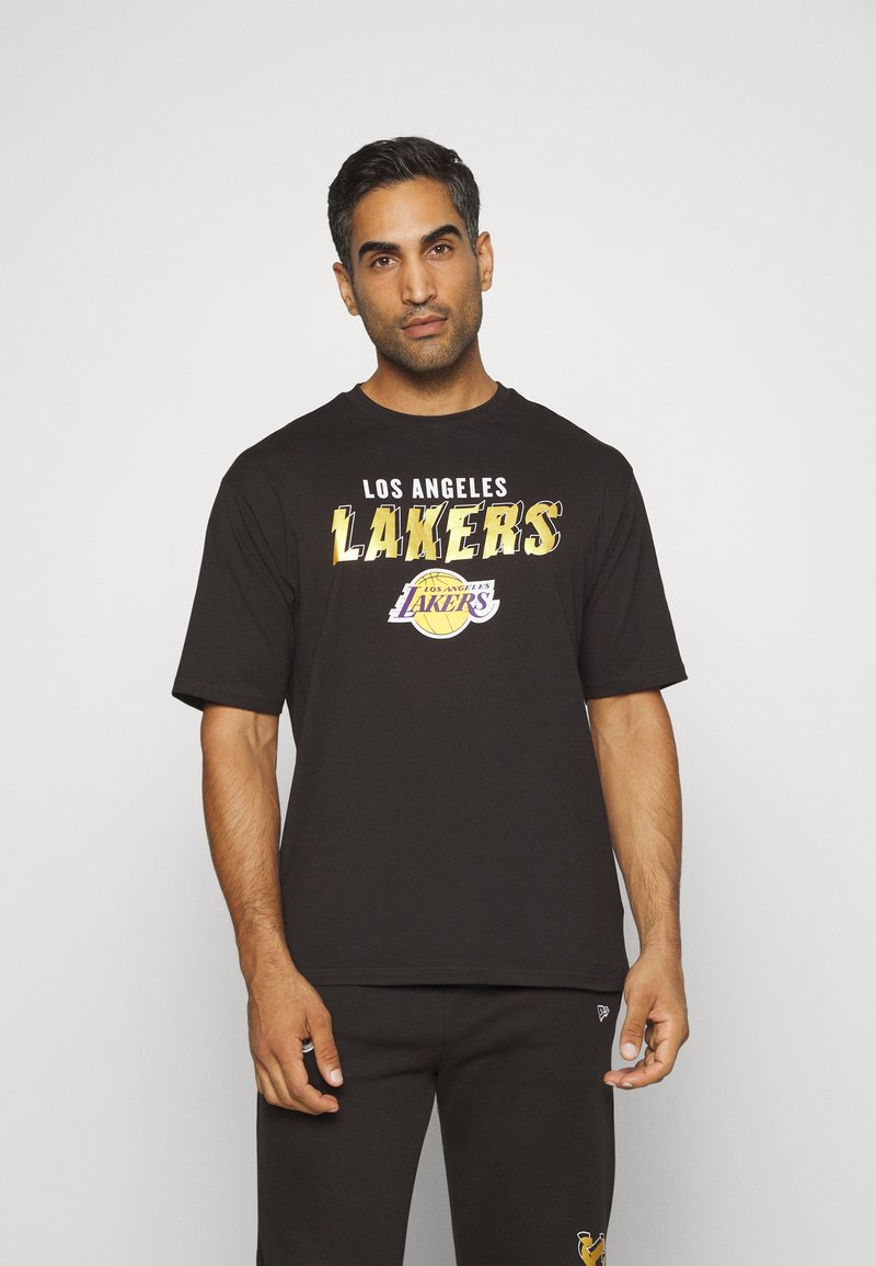 New Era NBA LOS ANGELES LAKERS TEAM SCRIPT TEE - Vereinsmannschaften ...