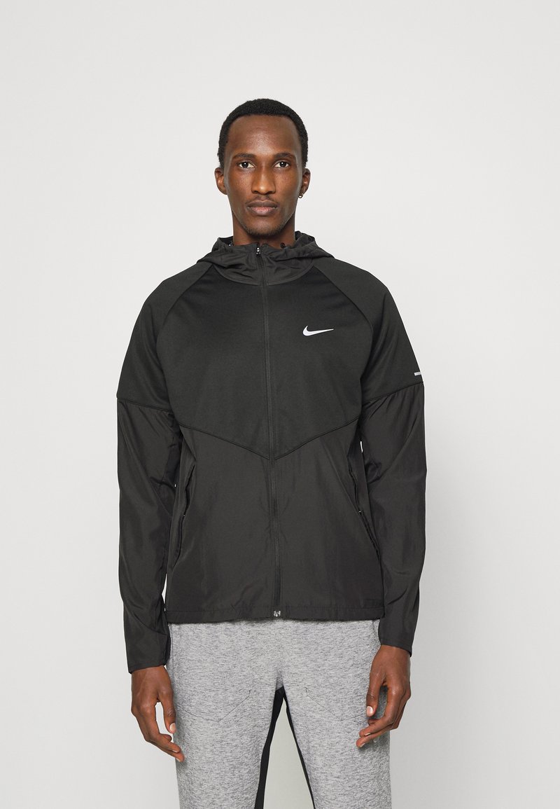 Nike Performance MILER JACKET - Running jacket - black/black/black ...