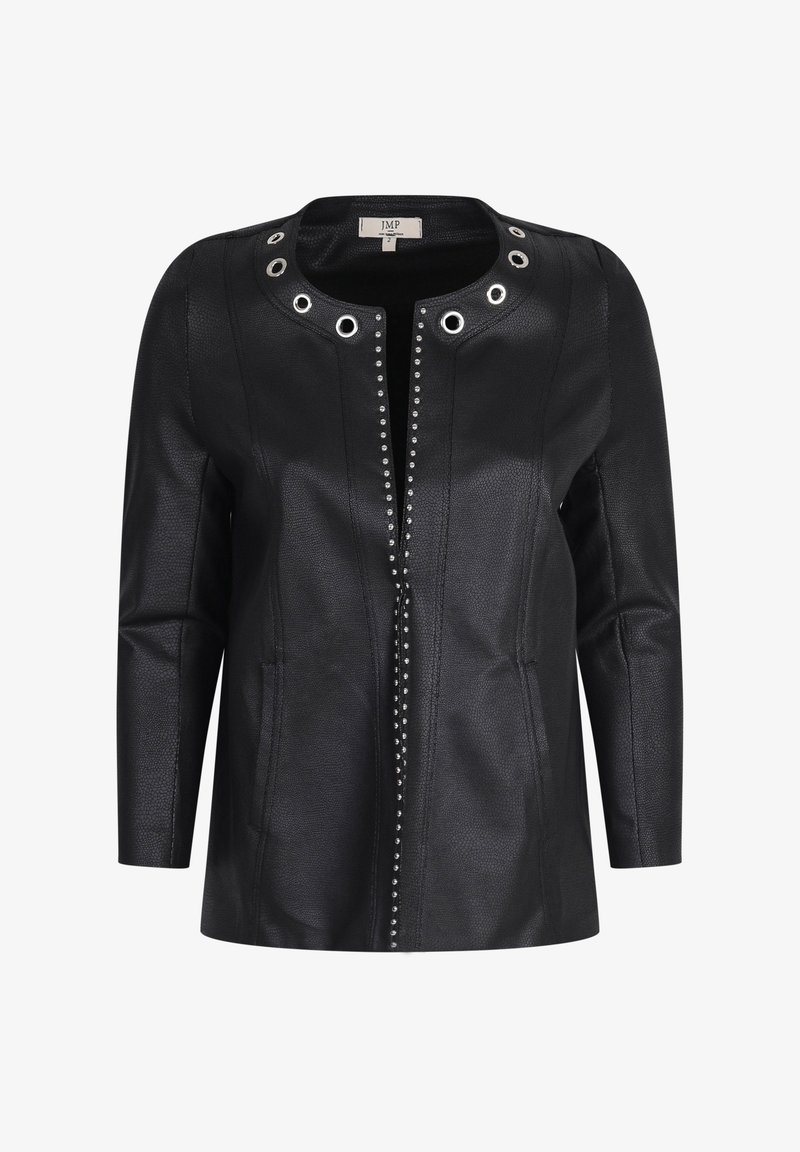 Jean Marc Philippe Imitatieleren jas - noir/zwart - Zalando.nl