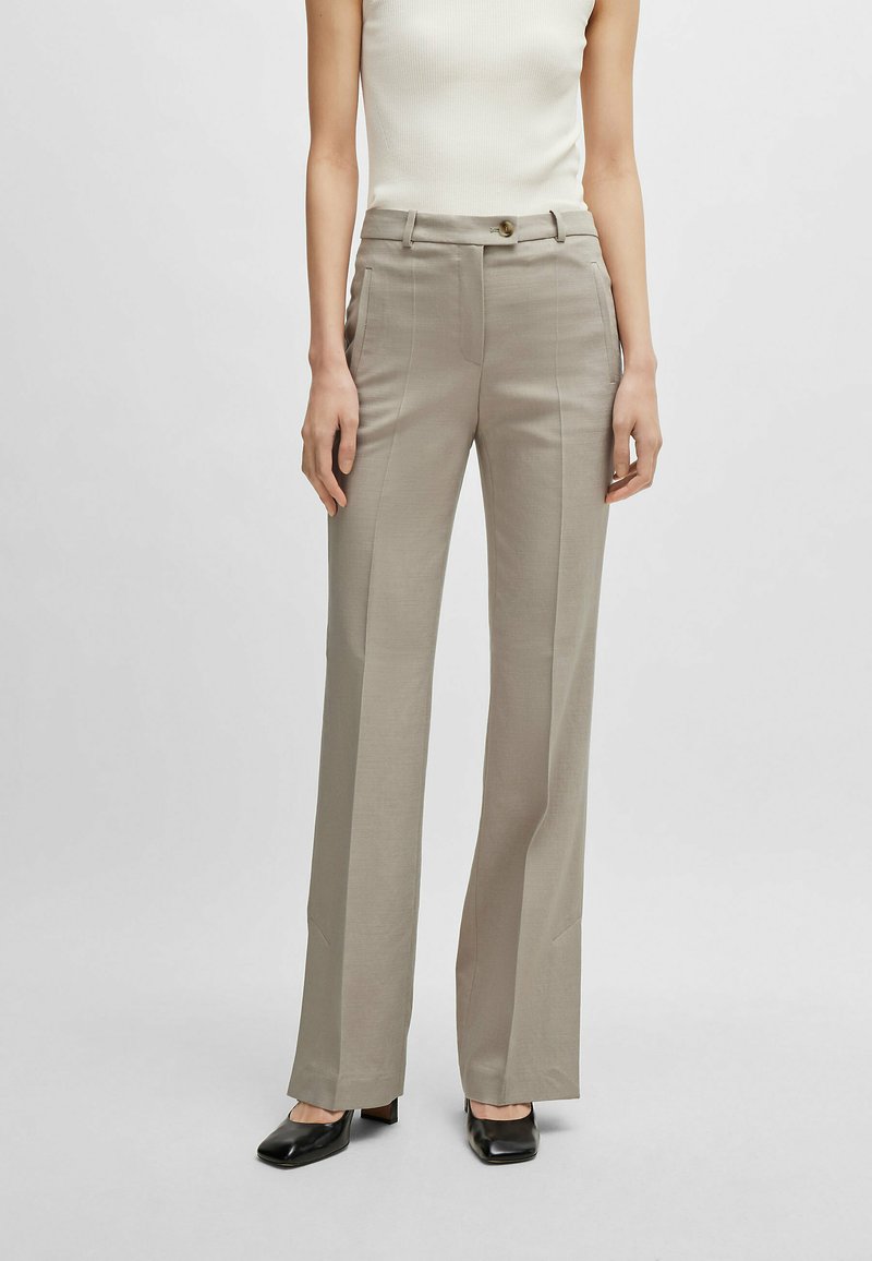 BOSS TERELA - Trousers - open beige eighteen/beige - Zalando.ie