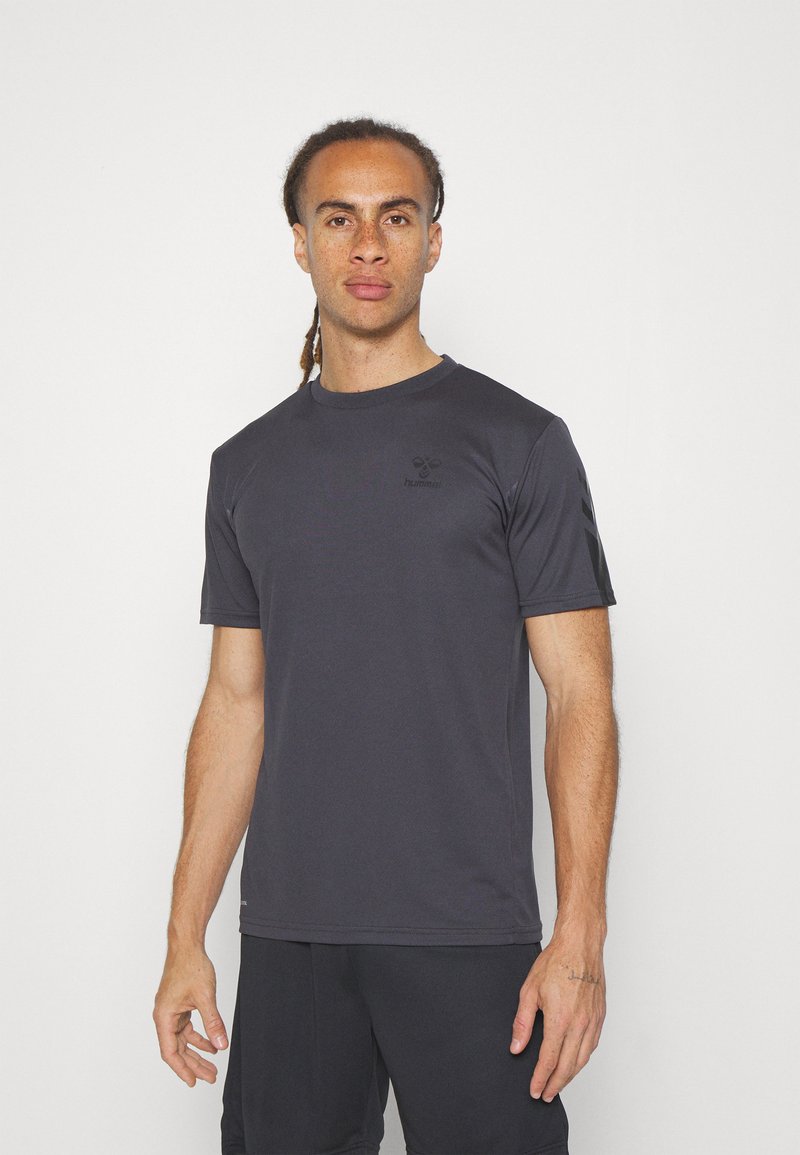 Hummel ACTIVE PL - Sport T-Shirt - obsidian/dunkelblau - Zalando.at