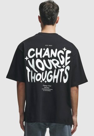 2Y Studios LOGO - T-Shirt print - washed grey/grau - Zalando.de