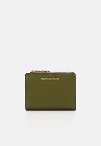 MICHAEL Michael Kors SNAP COIN BILLFOLD - Wallet - smokey olive/khaki ...