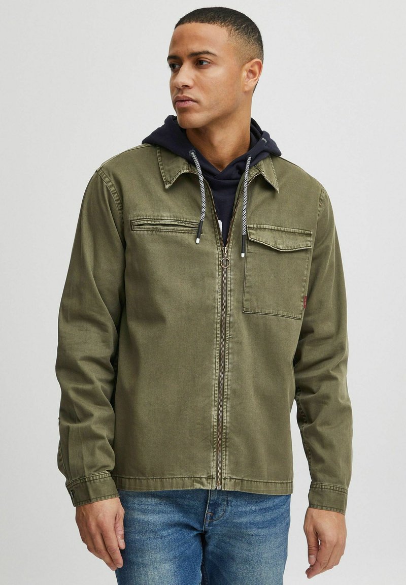 Indicode Jeans Kurtka Jeansowa Zieleń Butelkowa Zalando Pl