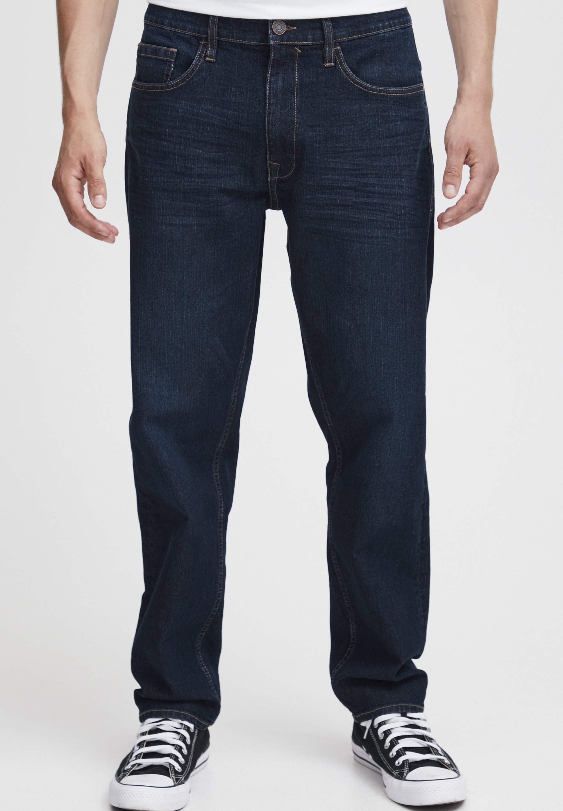 Black blue jeans store
