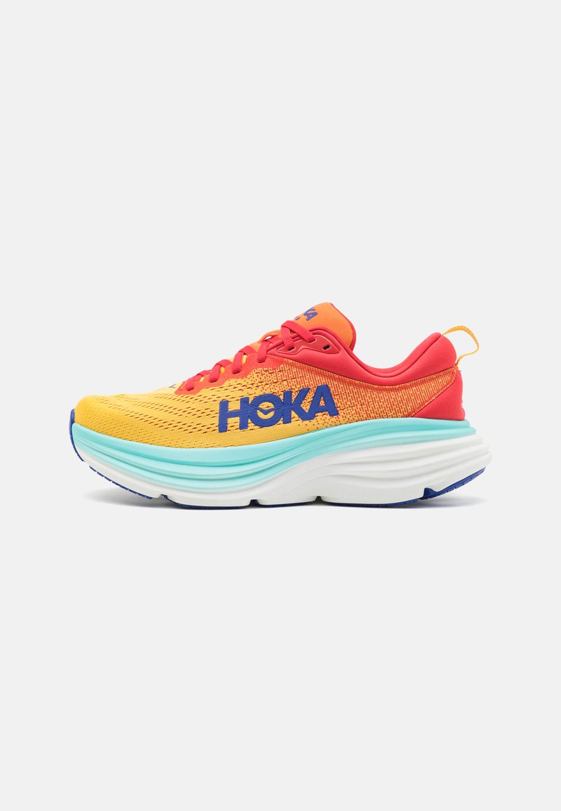 HOKA BONDI 8 - Neutrale løbesko - cerise/cloudless/rød - Zalando.dk