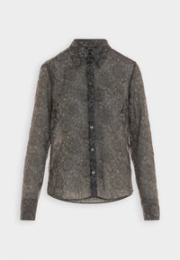 Monki Bluse - black solid/svart - Zalando.no