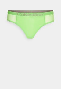 Calvin Klein Underwear MODERN THONG - String - green flash/vert fluo ...