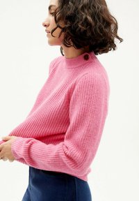 Thinking Mu HERA - Pullover - pink/bleu - ZALANDO.FR
