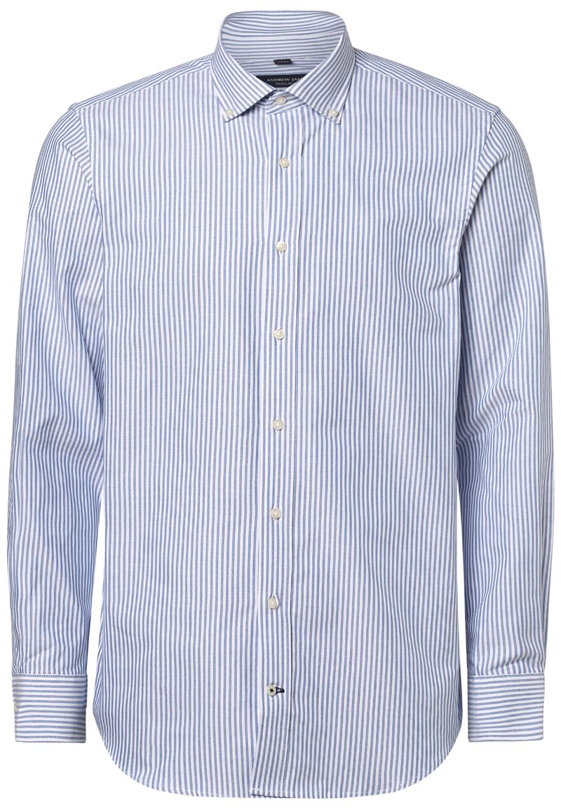 Andrew James Shirt - blau weiß/mottled light blue - Zalando.de