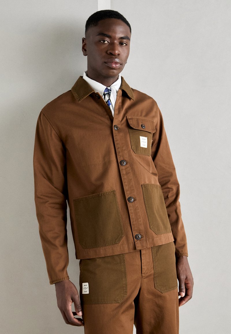 Scotch & Soda JOE JONAS WORKER JACKET - Übergangsjacke - dark brown ...
