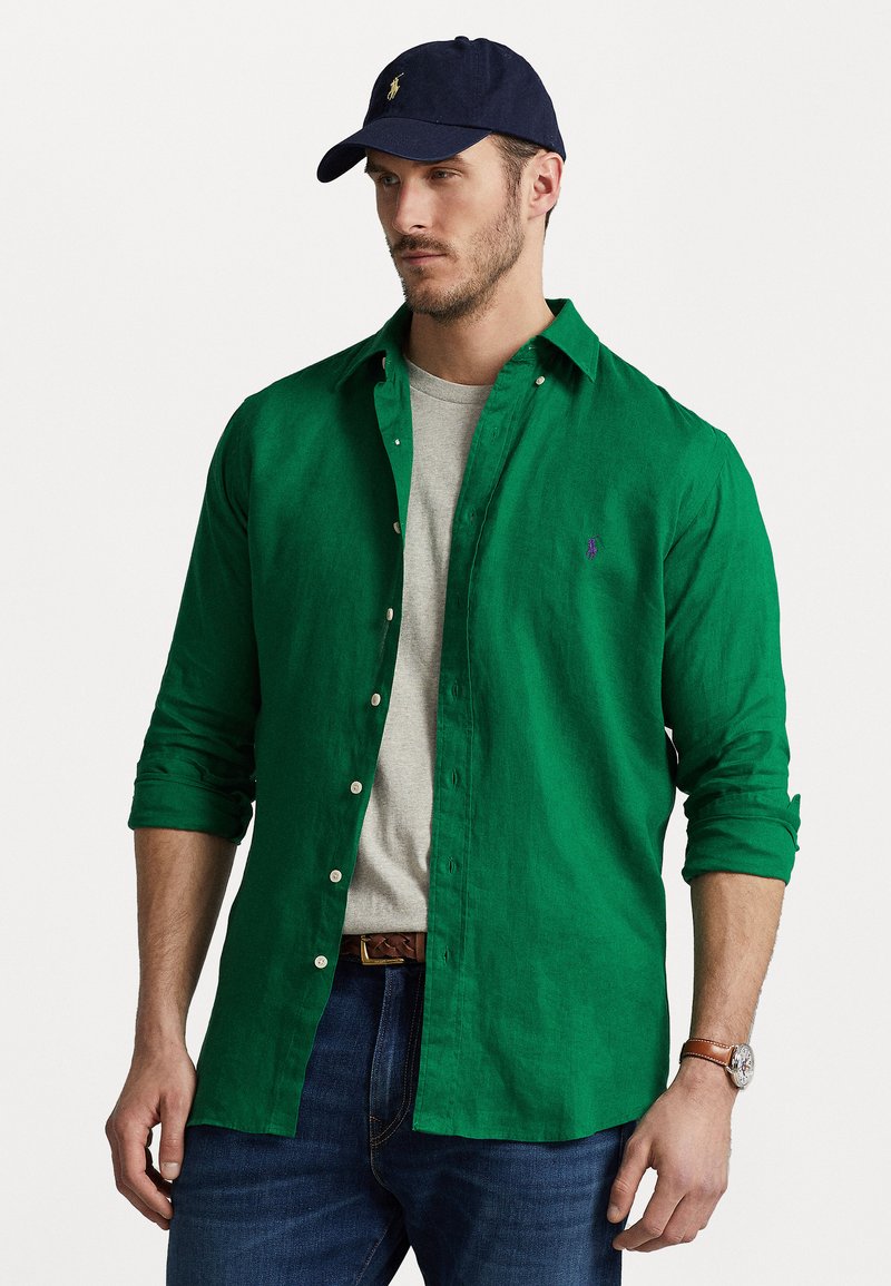Polo Ralph Lauren Big & Tall LONG SLEEVE SPORT SHIRT - Overhemd - athletic green/groen - Zalando.be