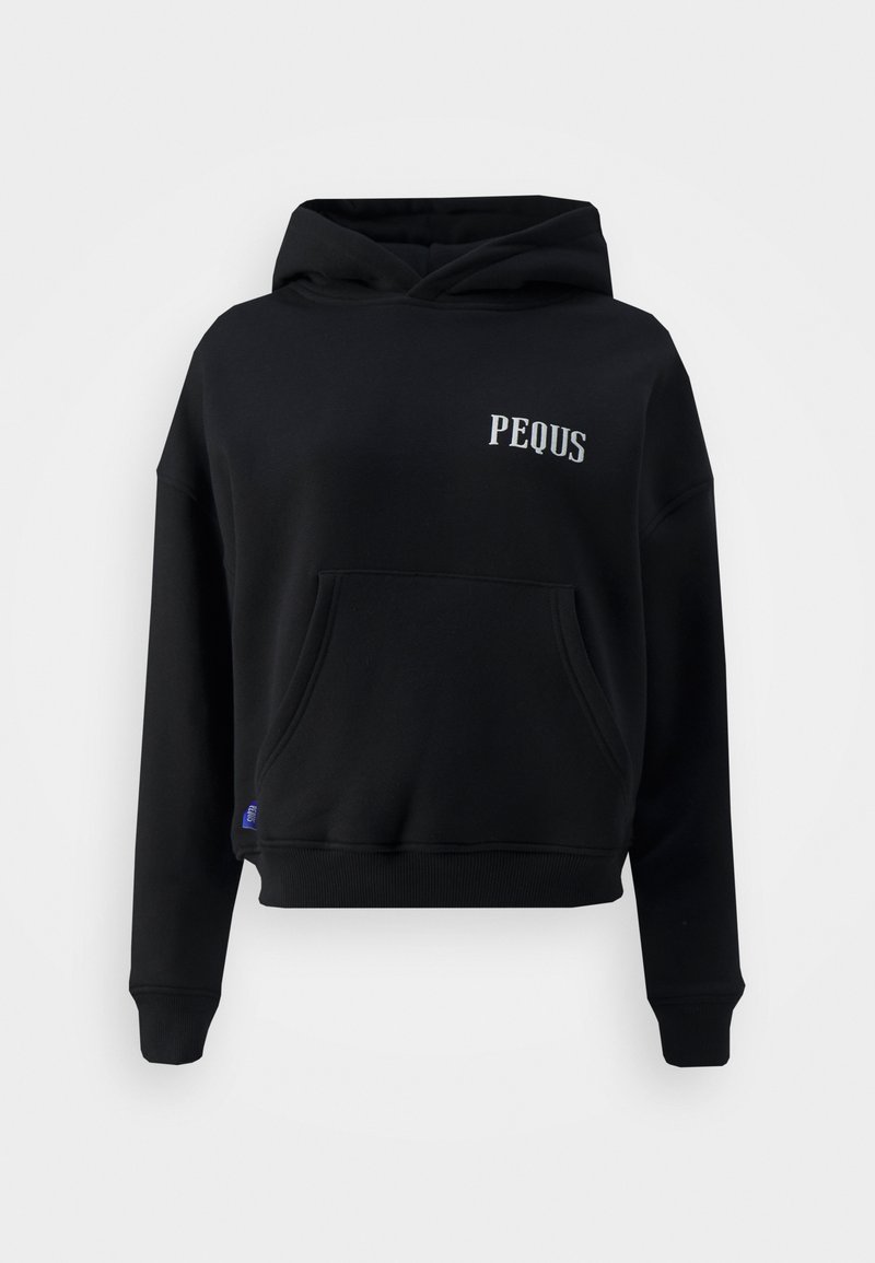 PEQUS CROPPED ISLAND OF HEARTBREAKS HOODIE - Sweat zippé - black/noir ...