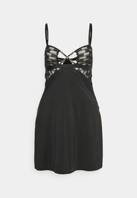 LASCANA NEGLIGÉE - Nachthemd - black/schwarz - Zalando.de