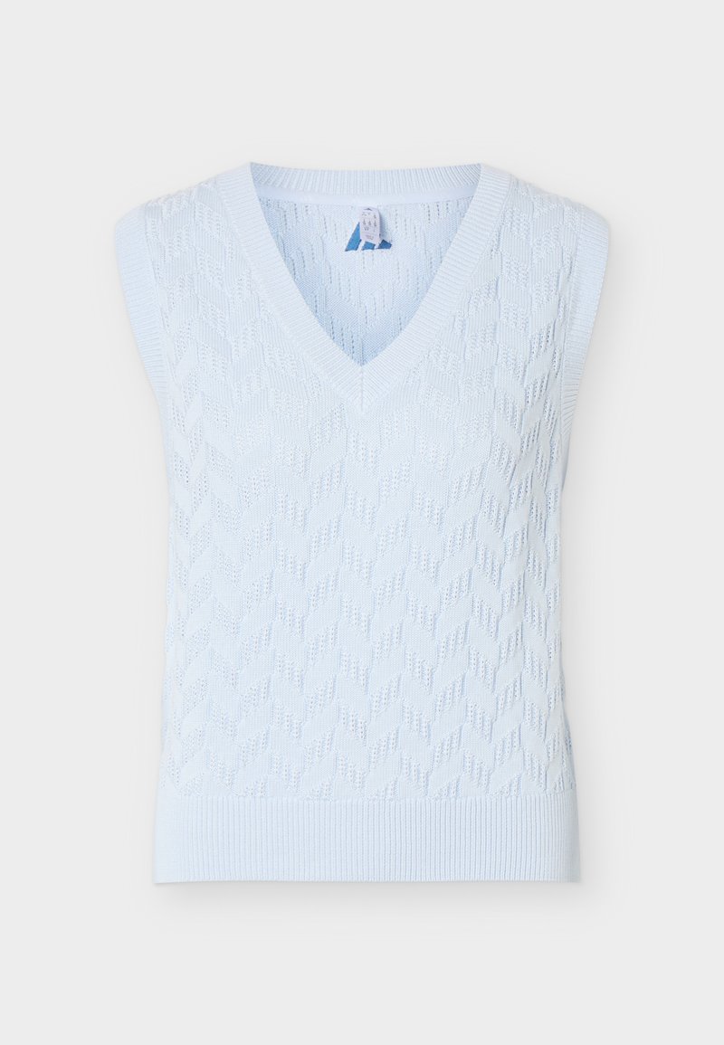 adidas Golf ULTIMATE365 TOUR VEST - Stickad tröja - light blue/ljusblå ...
