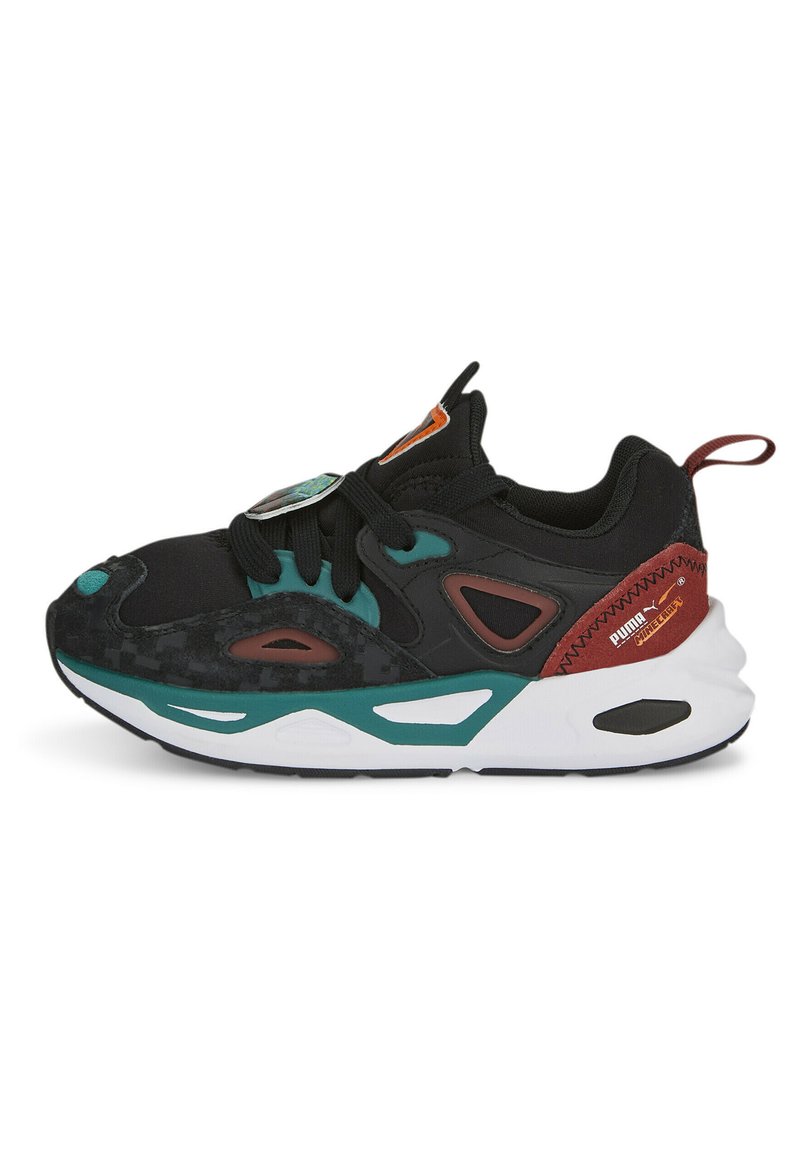 Puma MINECRAFT TRC BLAZE - Sneaker low - black/teal green/schwarz ...