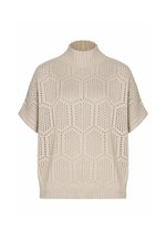 More & More AJOUR ALMOND - Jumper - sand - Zalando.de