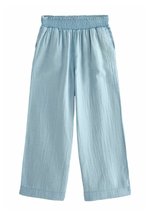 Next CHEESE WIDE LEG - Trousers - blue - Zalando