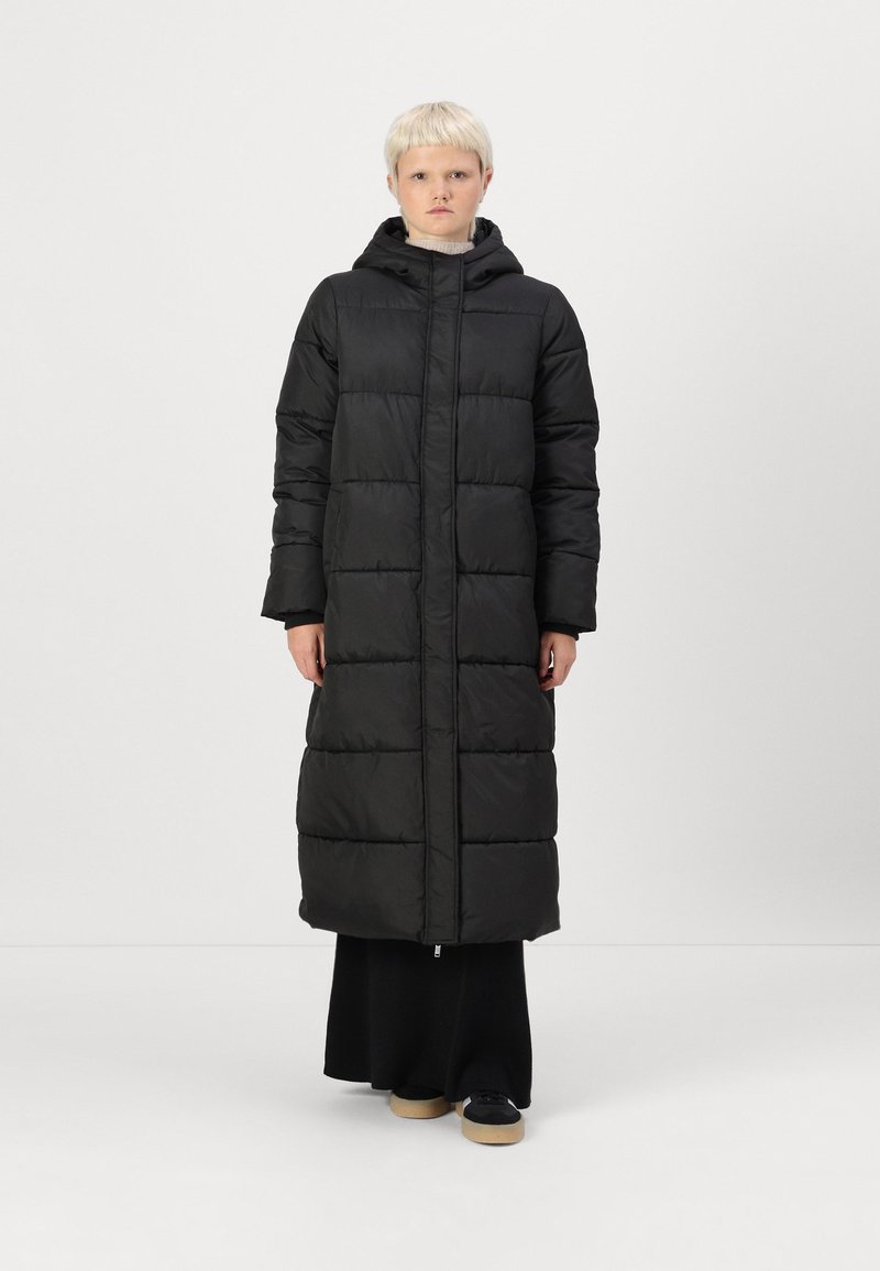 Pieces PCMADDIE PUFFER JACKET - Winter coat - black - Zalando.ie
