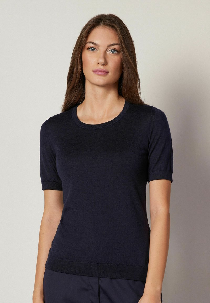 Falconeri T-shirt basique - navy blue/bleu roi - ZALANDO.FR