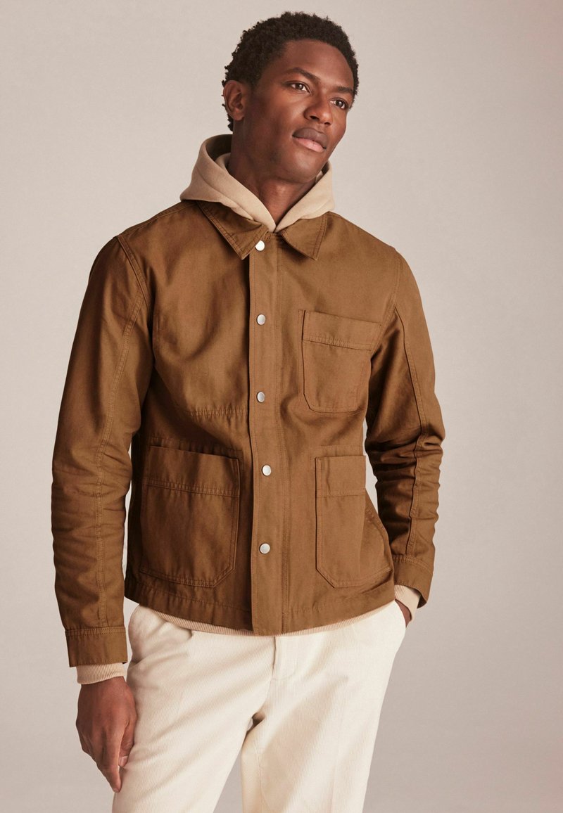 Next COTTON WORKER JACKET - Chaqueta fina - tan brown/marrón - Zalando.es